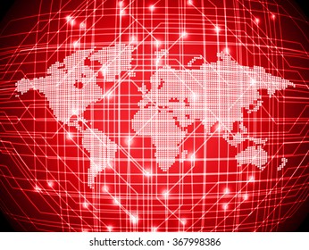 Logistics Network Global Supply Chain Background Stock Illustration ...