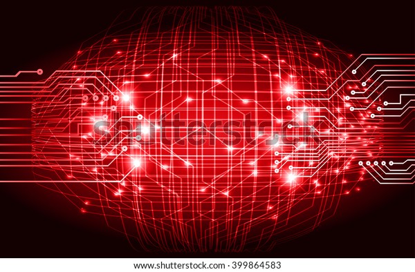 Dark Red Color Light Abstract Technology Stock Vector (Royalty Free ...