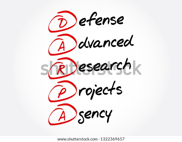Darpa Defense Advanced Research Projects Agency Stock Vector (Royalty ...