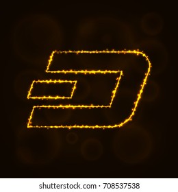 Dash Coin Vector Icon Dash Coin Stock Vector (Royalty Free) 708537538 | Shutterstock
