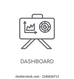 Dashboard Linear Icon Modern Outline Dashboard Stock Vector (Royalty ...