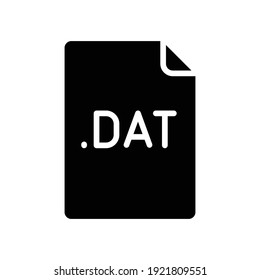 420 Dat file format icon Images, Stock Photos & Vectors | Shutterstock