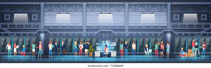 405 Data center staff Stock Vectors, Images & Vector Art | Shutterstock