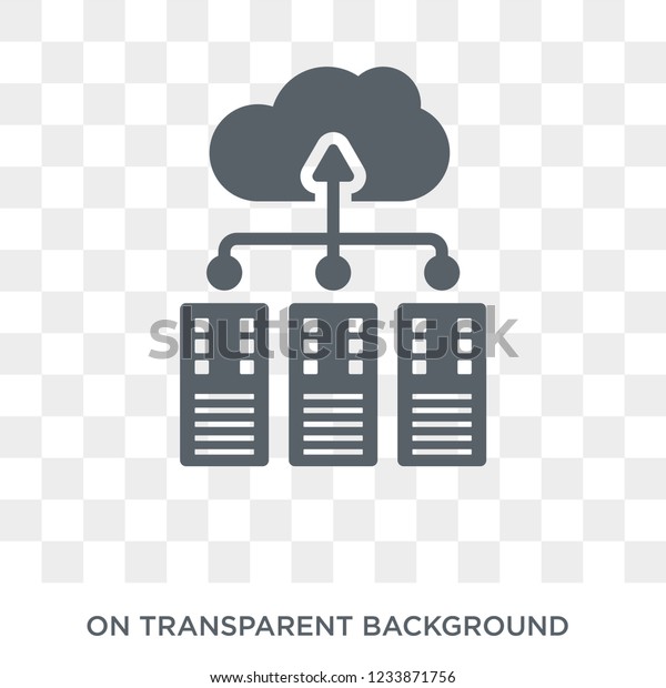 Data Center Icon Trendy Flat Vector Stock Vector (Royalty Free ...