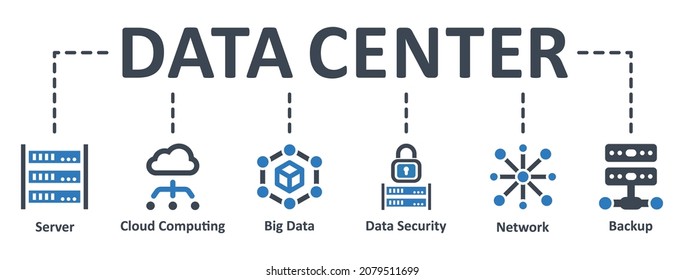 Data Center Icon Vector Illustration Data Stock Vector (Royalty Free ...