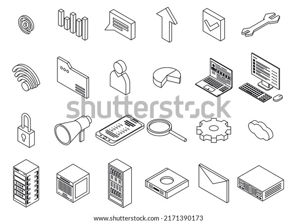 Data Center Icons Set Isometric Set Stock Vector (Royalty Free ... Data Center Icons Set Isometric Set Stock Vector (Royalty Free ...