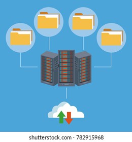 Data Center Technology Icons Stock Vector (Royalty Free) 782915968 ...