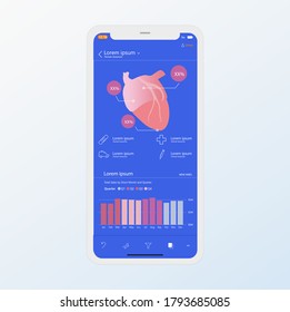 Data Dashboardmedicine Heart Attack Analysis Infographic Stock Vector ...
