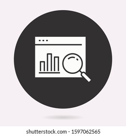 Data Discovery Icon Vector Illustration Isolated Stock Vector (Royalty ...