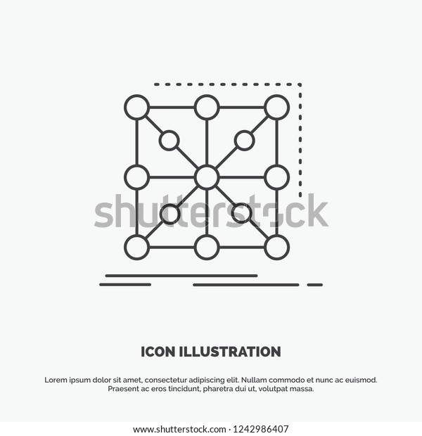 Data Framework App Cluster Complex Icon Stock Vector (Royalty Free ...