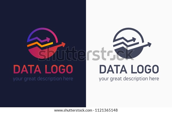 Data Logo Business Company Arrows Blocks Stock Vector (Royalty Free ...
