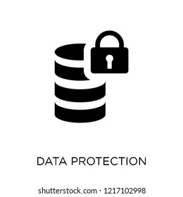 Data Protection Icon Data Protection Symbol Stock Vector (Royalty Free ...
