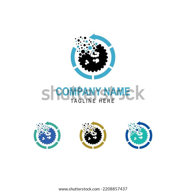 Data Recovery Logo Template Symbol Logo Stock Vector (Royalty Free ...
