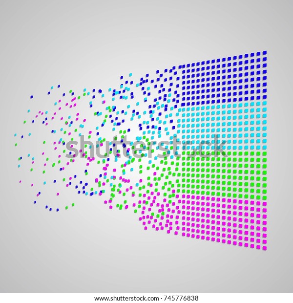 Data Sorting Chaos System Artificial Intelligence: vetor stock (livre ...