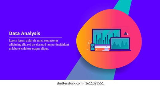 Data Statistics Data Analysis App Marketing Stock Vector (Royalty Free ...