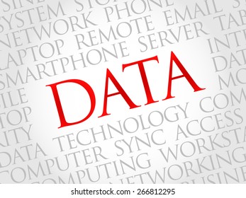 Data Word Cloud Business Concept Stock Vector (Royalty Free) 266812295 ...