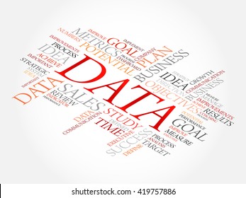 Data Word Cloud Business Concept Stock Vector (Royalty Free) 419757886 ...