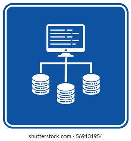 Database Icon Designclean Vector Stock Vector (Royalty Free) 569131954 ...