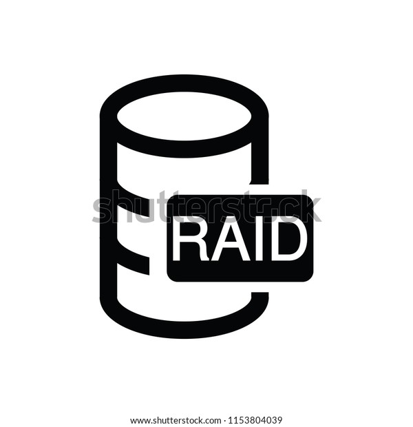 Database Raid Drives Icon Stock Vector (Royalty Free) 1153804039 Database Raid Drives Icon Stock Vector (Royalty Free) 1153804039