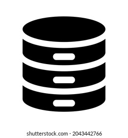 Database Storage Icondataserver Vector Illustration Stock Vector ...