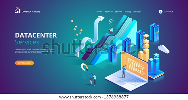Datacenter Services Internet Data Center Connection Stock Vector ... Datacenter Services Internet Data Center Connection Stock Vector ...