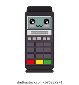 Dataphone Electronic Device Kawaii Cartoon Stock Vector (Royalty Free ...