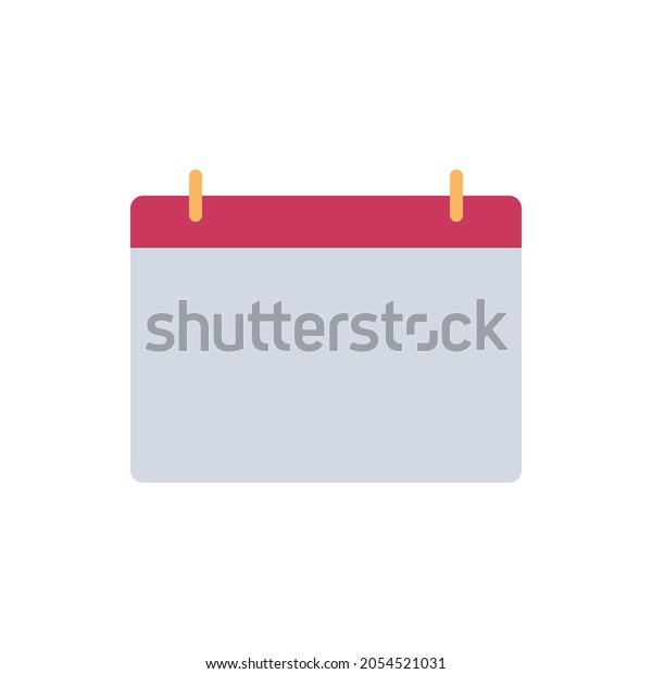 Date Icon Reminder Icon Vector Illustration Stock Vector (Royalty Free ...