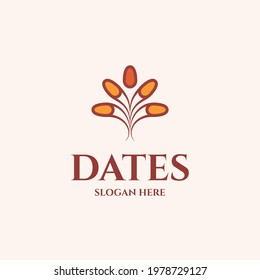 Dates Logo Brown Yellow Colors Stock Vector (Royalty Free) 1978729127 ...