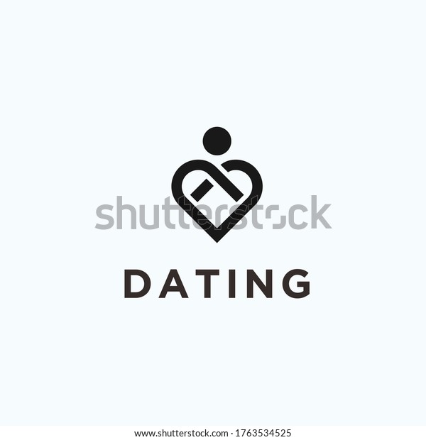 Dating Logo Dating Icon Stock Vector (Royalty Free) 1763534525