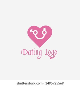 Dating Logo Vector Company Stock Vector (Royalty Free) 1495725569 ...