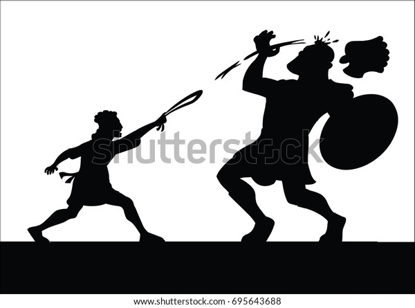 David Goliath Stock Vector (Royalty Free) 695643688 | Shutterstock