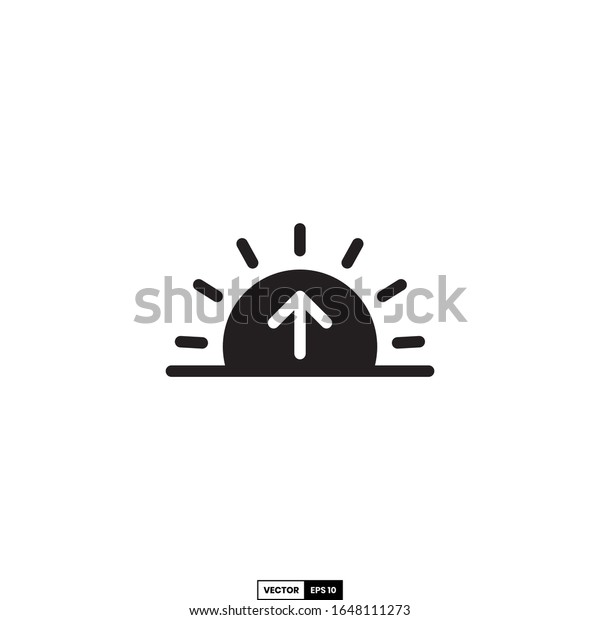 Dawn Icon Design Inspiration Vector Template Stock Vector (Royalty Free ...