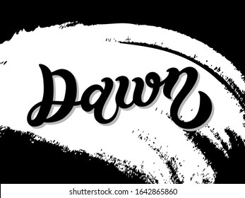33 Dawn Name Graphic Images, Stock Photos & Vectors | Shutterstock