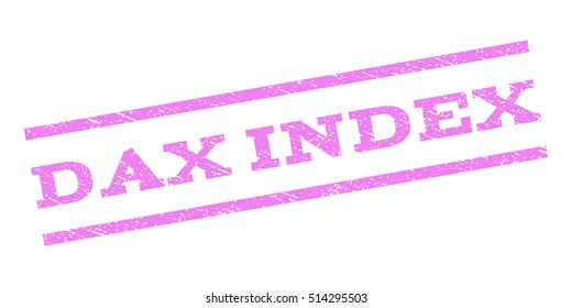 Dax Index Watermark Stamp Text Tag Stock Vector (Royalty Free ...