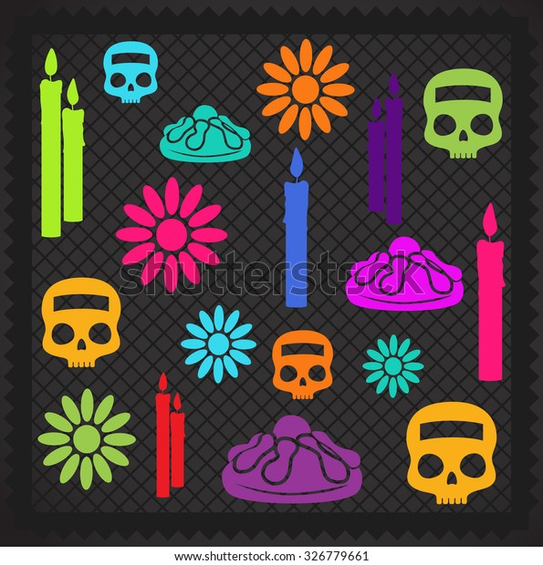 Day Death Cut Out Paper Composition Stock Vector (Royalty Free ...