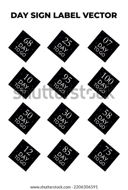 Day Sign Vector Illustration Design Perfect Stock Vector (Royalty Free ...