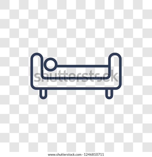 Daybed Icon Trendy Linear Daybed Logo Stock Vector (Royalty Free ...