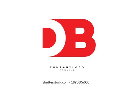 Db Icon Monogram Letter Text Alphabet Stock Vector (Royalty Free ...