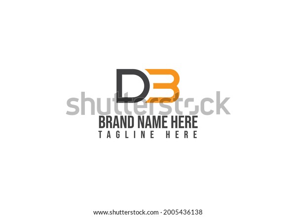Db Letter Logo Design Minimalist Logo Stock Vector (Royalty Free ...
