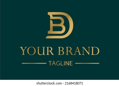 Db Logo Classic Modern Style Personal Stock Vector (Royalty Free ...