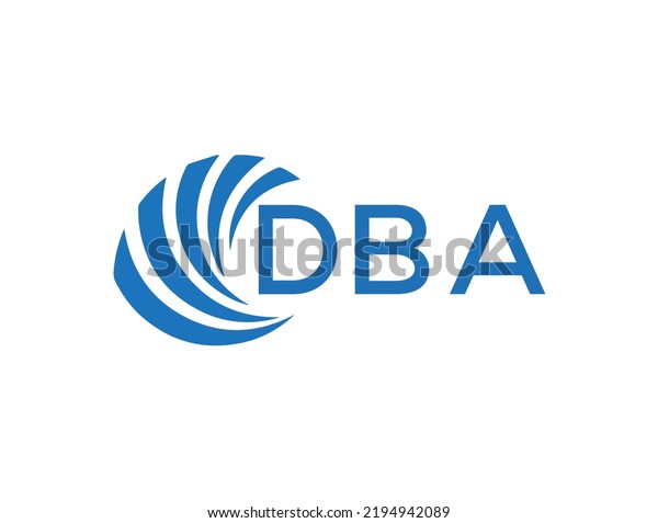 Dba Letter Logo Design On White Stock Vector (Royalty Free) 2194942089 ...