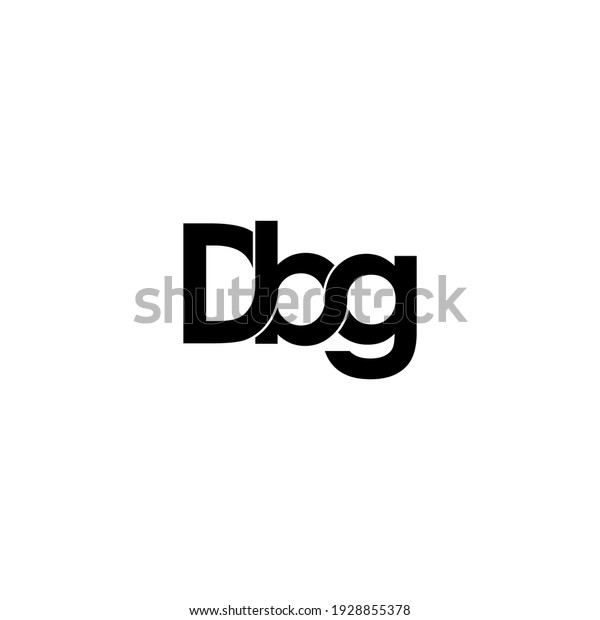 Dbg Letter Original Monogram Logo Design Stock Vector (Royalty Free ...