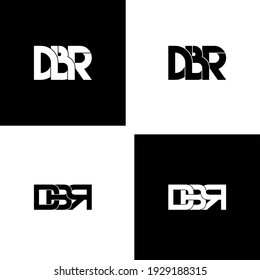 Dbr Letter Original Monogram Logo Design Stock Vector (Royalty Free ...