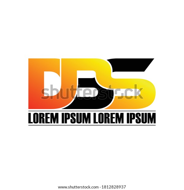 Dbs Letter Monogram Logo Design Vector Stock Vector (Royalty Free ...