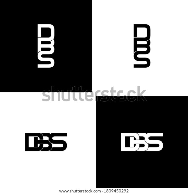 Dbs Letter Original Monogram Logo Design Stock Vector (Royalty Free ...