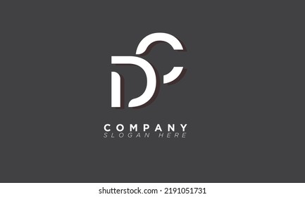 Dc Alphabet Letters Initials Monogram Logo Stock Vector (Royalty Free ...