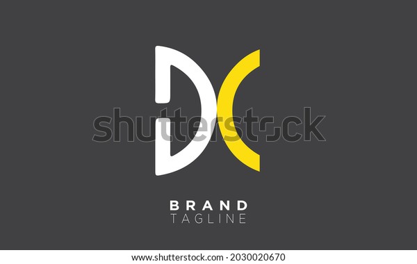 Dc Alphabet Letters Initials Monogram Logo Stock Vector (Royalty Free ...