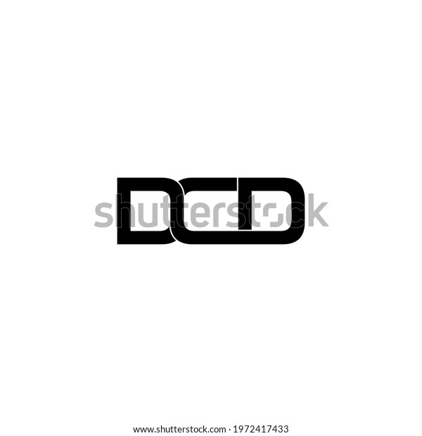 Dcd Letter Original Monogram Logo Design Stock Vector (Royalty Free ...
