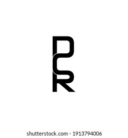 Dcr Letter Original Monogram Logo Design Stock Vector (Royalty Free ...