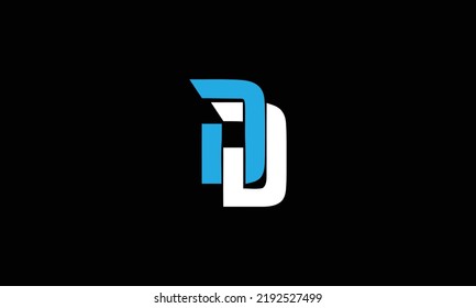 Dd Logo Design Template Vector Illustration Stock Vector (Royalty Free ...